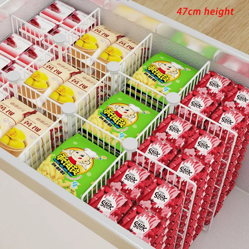 Open frame H47cm Assemble Freezer partition steel grill net storage ...
