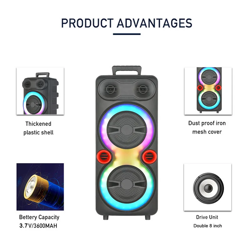 500W-Heavy-Bass-High-Power-Bluetooth-Speaker-TWS-Wireless-Party-Box-RGB-Portable-Subwoofer ...