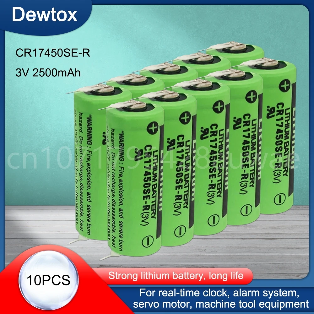 10PCS-3V-2500mAh-CR17450SE-R-A98L-0031-0012-Lithium-Battery-A98L-0031 ...