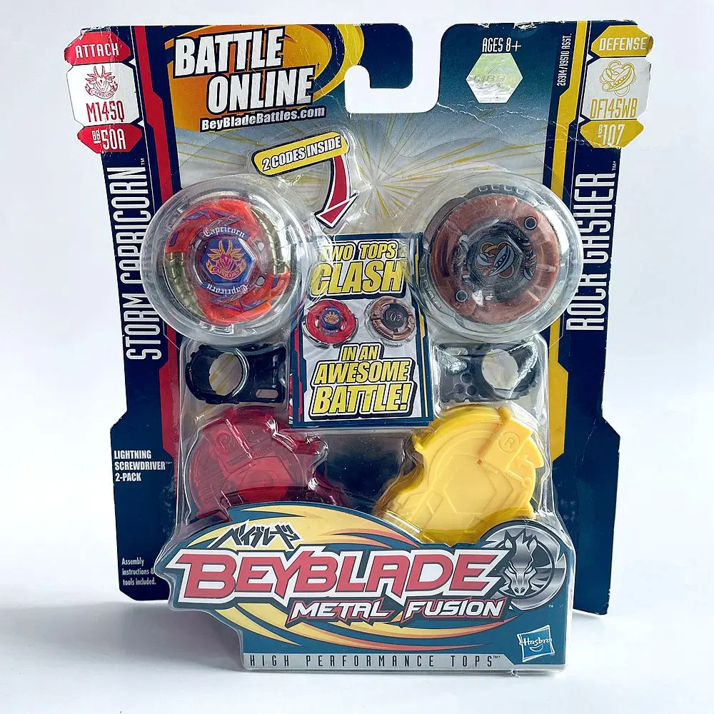 Beyblade Metal Fusion M145Q BB 50A STORM Capricornio & DF145WB B 107 ...