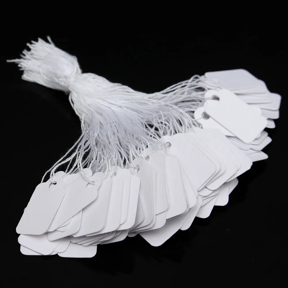 500pcs-Price-White-Label-Tags-String-Tie-Watch-Jewelry-Display ...