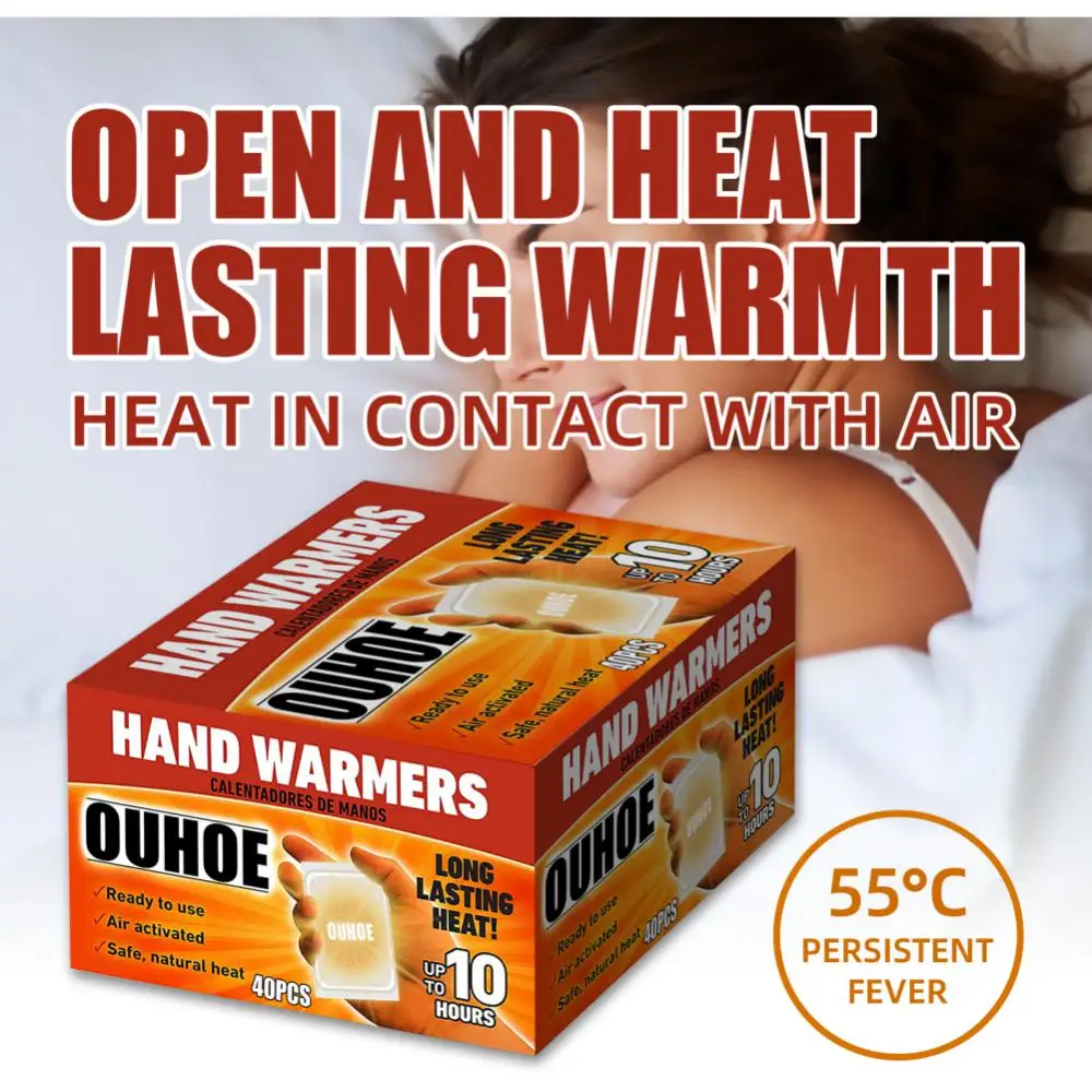 10-40pcs-Disposable-Warm-Paste-Pads-Self-heating-Disposable-Cold-proof ...