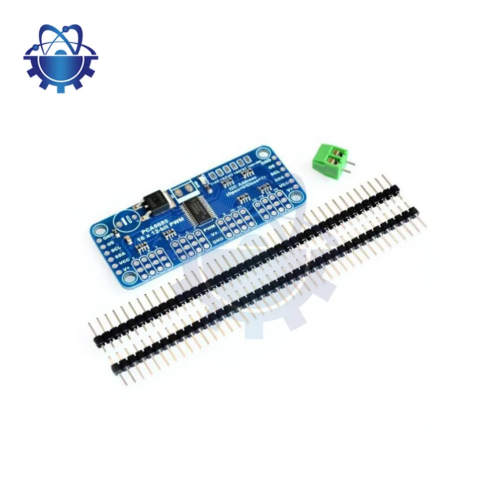 16-Channel-PWM-Servo-Driver-Board-PCA9685-12-Bit-PWM-Servo-Driver-I2C ...