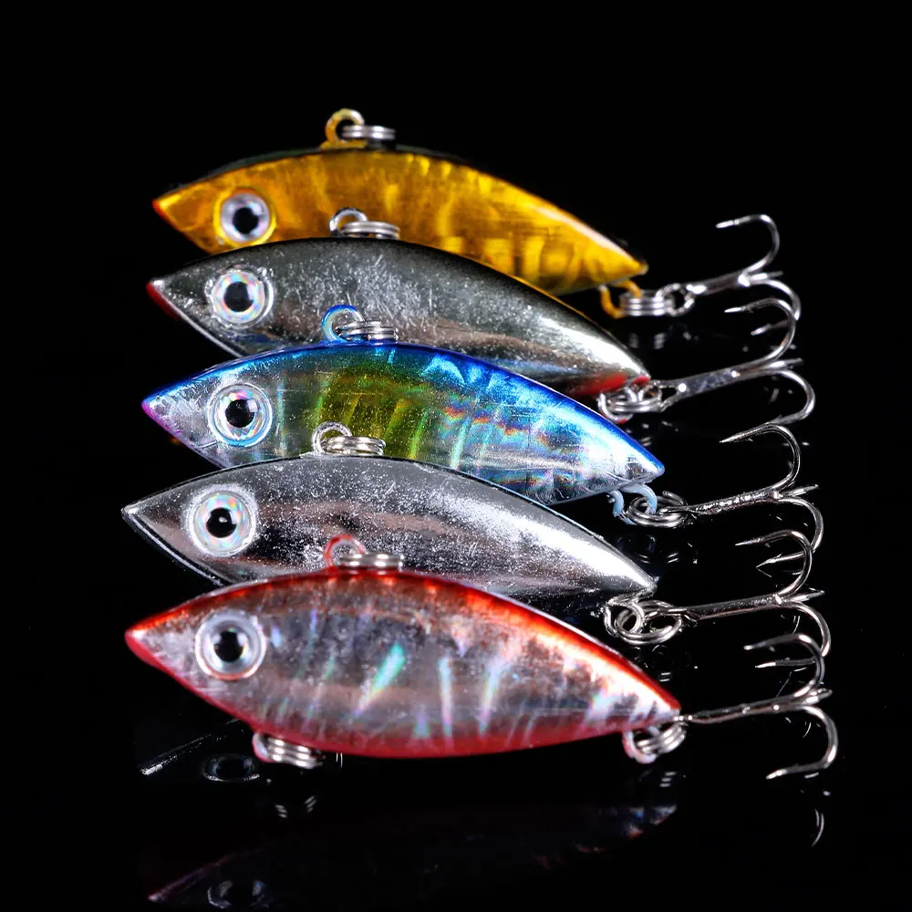 Mini señuelo de pesca de 4cm, 2,7g, 600 piezas, VIB, cebos artificiales de vibración, Wobblers ...