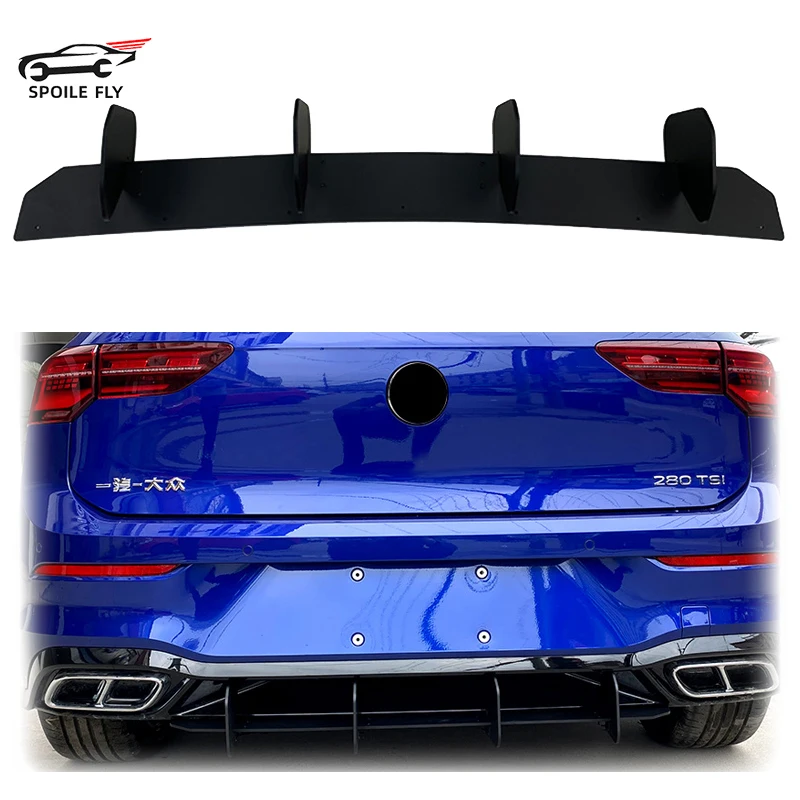 2019-To-2023-For-Volkswagen-VW-Golf-8-MK8-TDI-TSI-Rear-Bumper-Diffuser ...