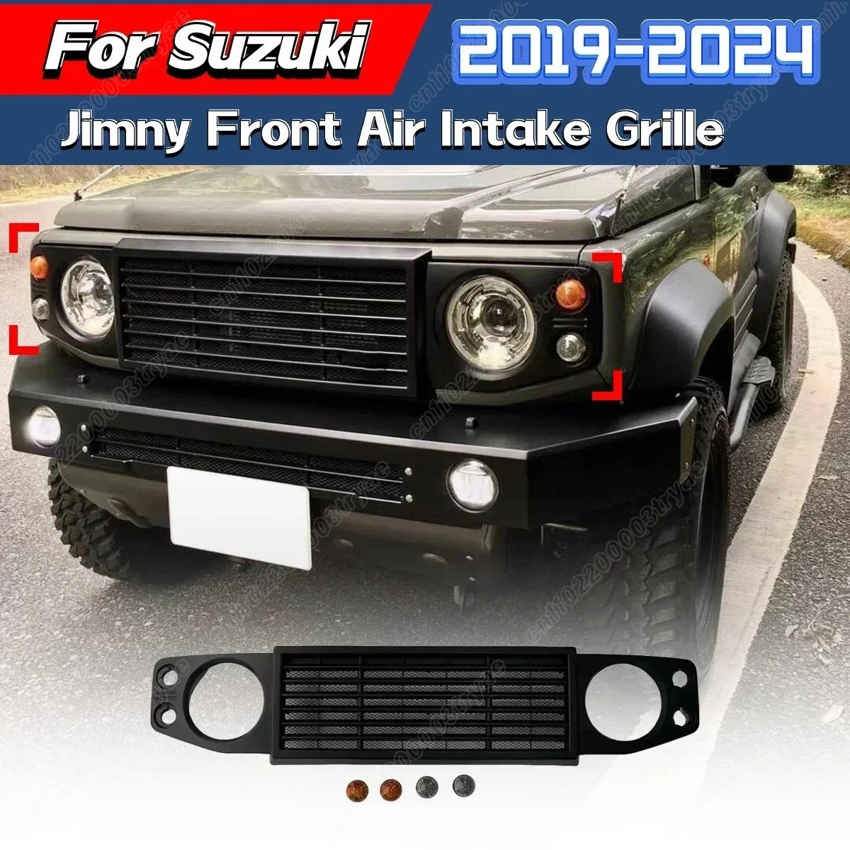 For Suzuki Jimny 2019 2020 2021 2022 2023 2024 Front Air Intake Grille ...