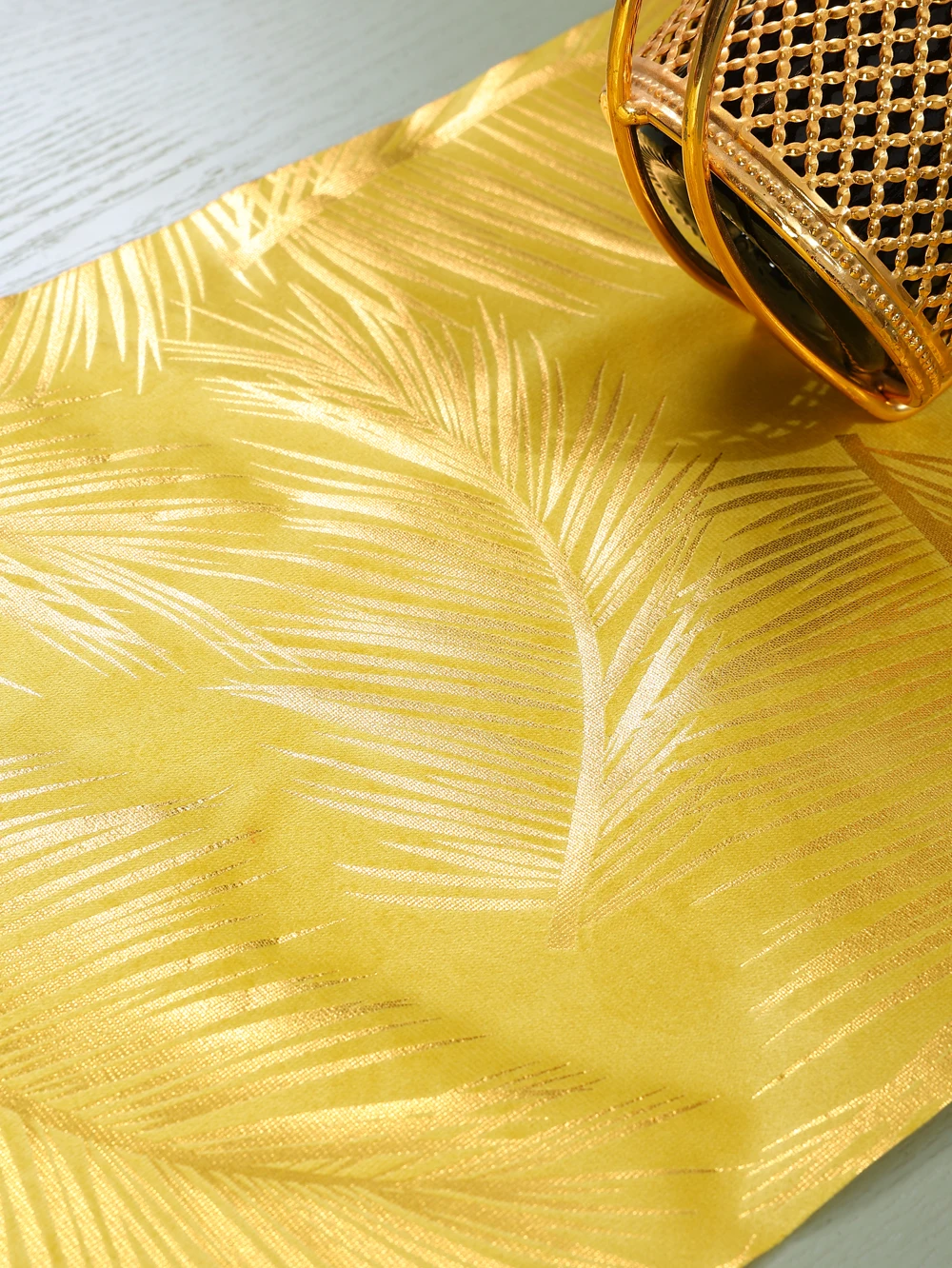 Coconut-Leaf-Flannel-Table-Runner-Holiday-Home-Party-Decoration-Hotel ...