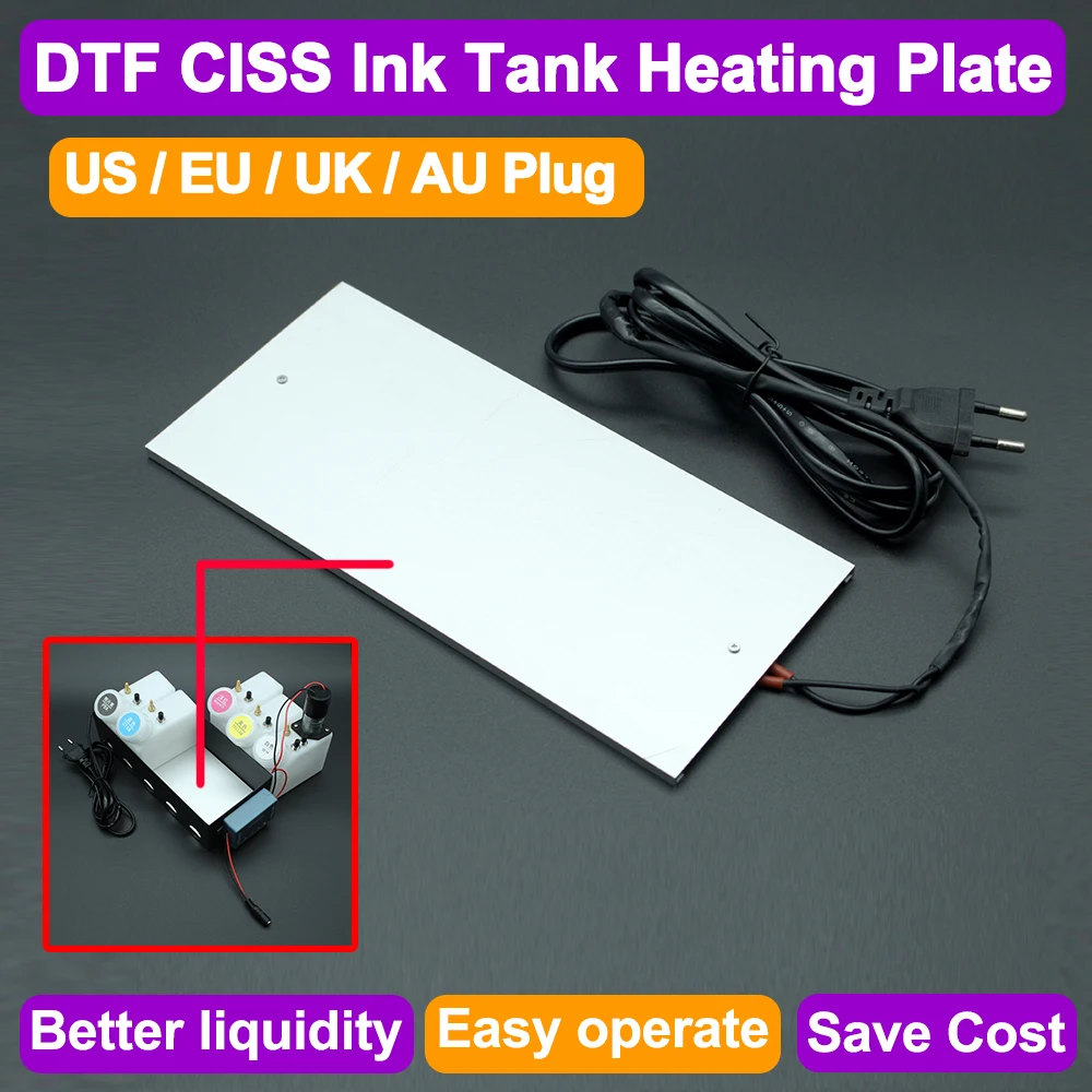 250ML DTF CISS Ink System Ink Tank Heating Plate For Epson ET8550 XP ...