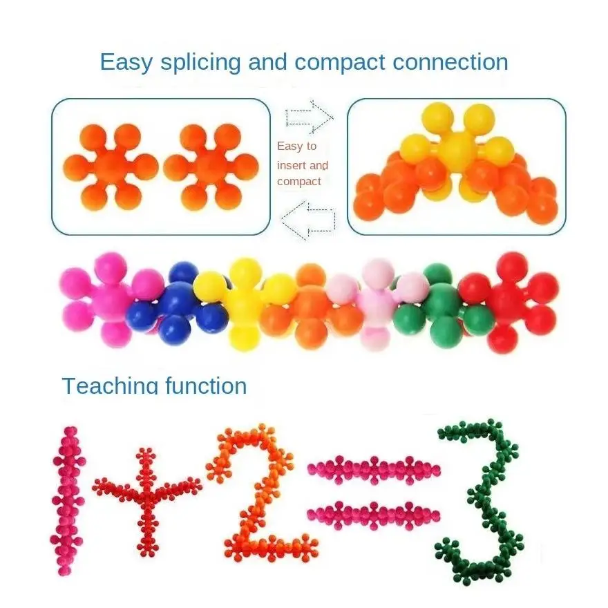 3D-Snowflake-Building-Blocks-Puzzle-Kids-STEM-Toys-Sets-Interlocking ...