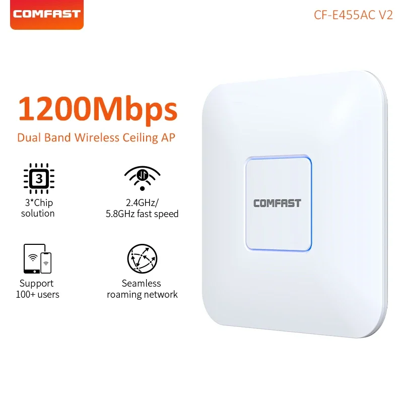 1200Mbps-WiFi-Ceiling-AP-2-4G-5-8G-Wireless-Router-Signal-Extender-Access-Point-Repeater ...