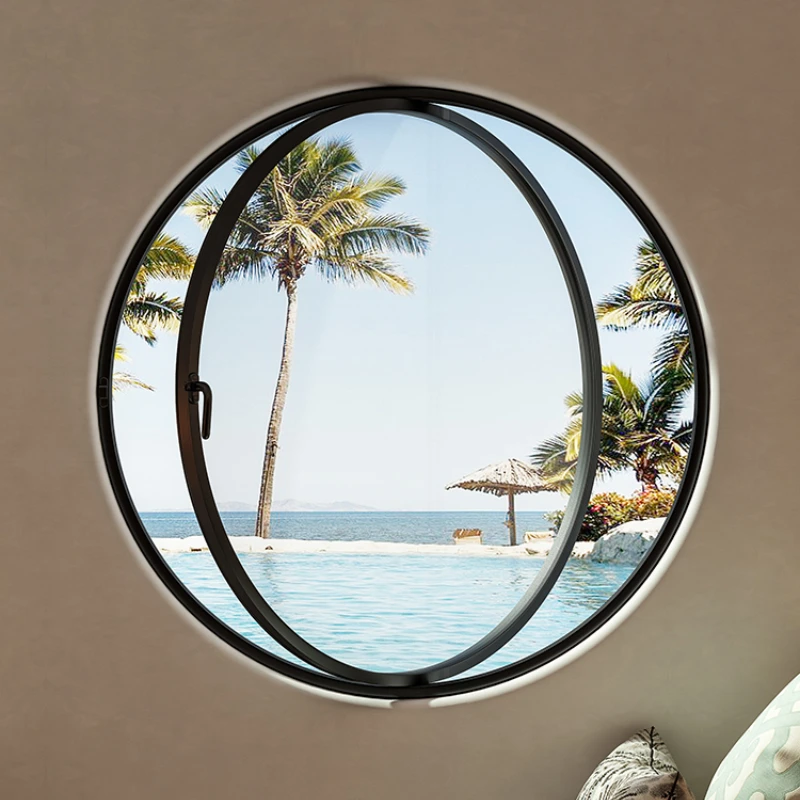 Central-Axis-Rotating-round-Window-Moon-Window-Indoor-Peep-Proof-round ...