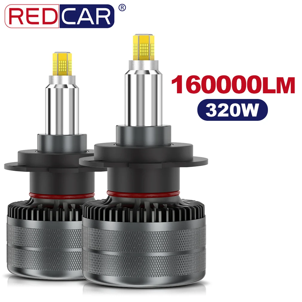 320W 160000LM H7 LED Headlight Canbus H11 H8 H1 9005 HB3 9006 HB4 HIR2 9012 D2S D2R Bi LED Car ...