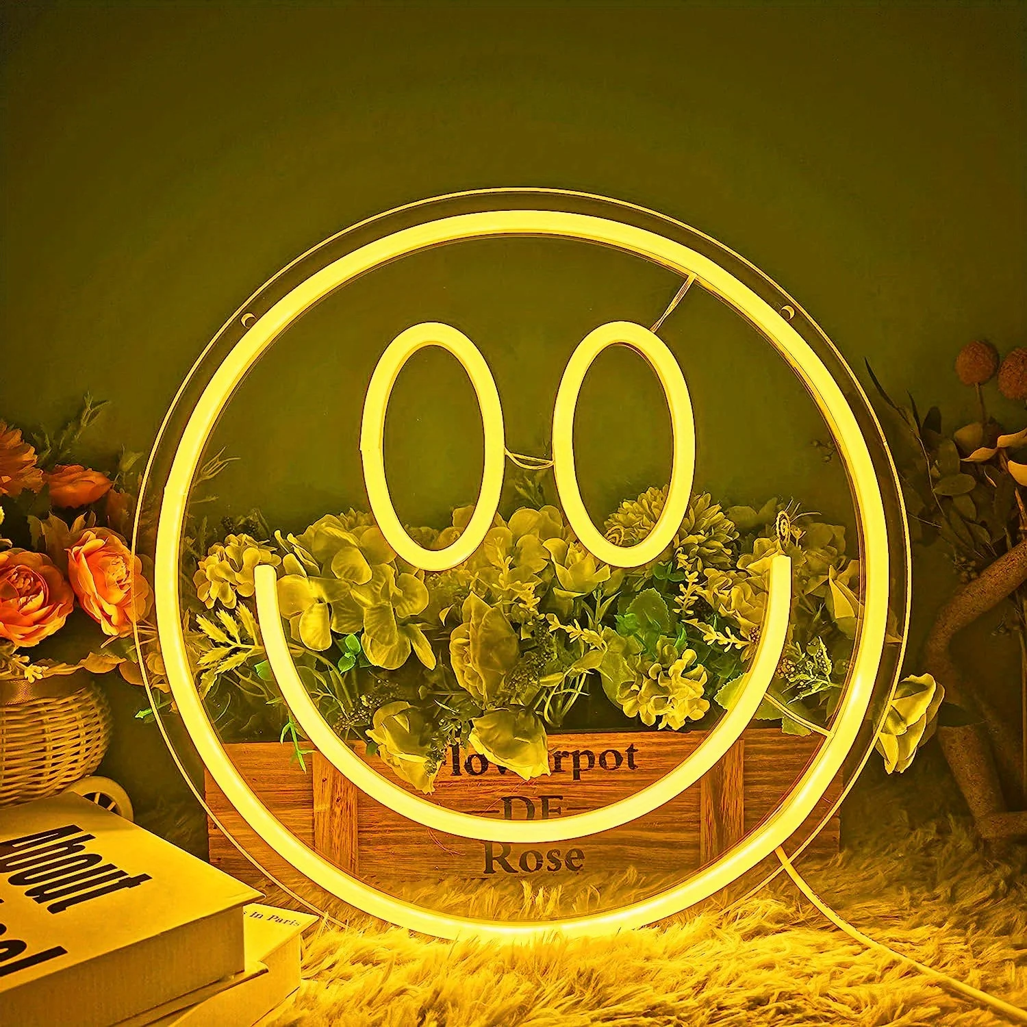 1pc-Smile-Face-Neon-Sign-LED-Neon-Light-Wall-Decor-Smiley-Face-Light-Up ...