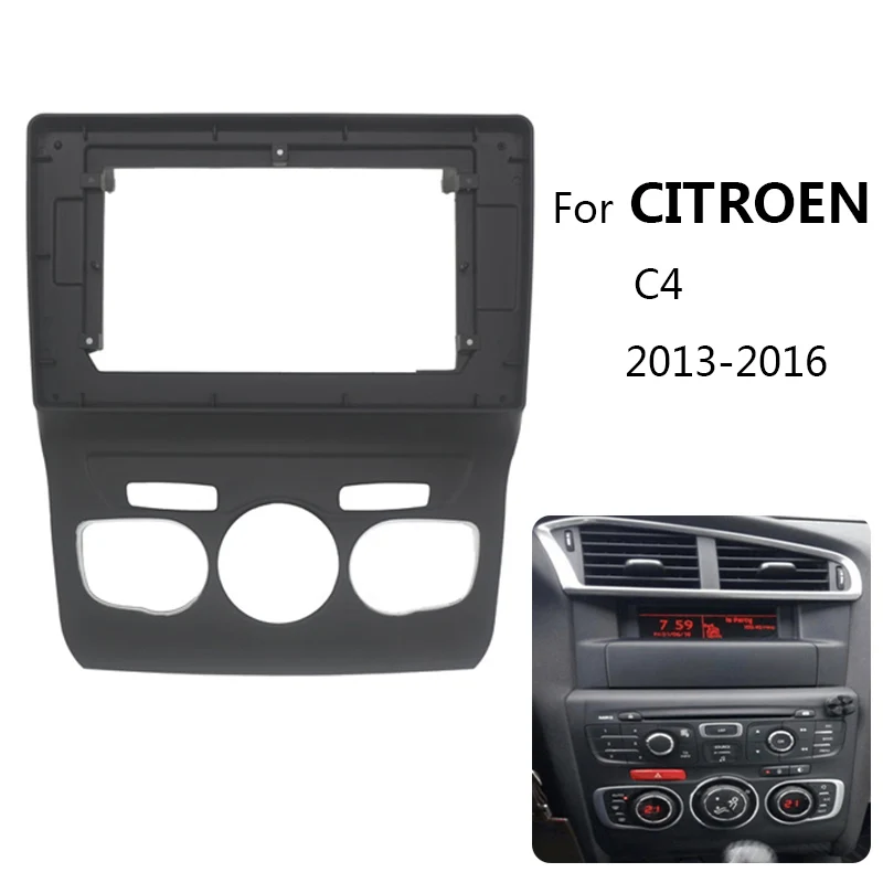 2-Din-Android-Head-Unit-Car-Radio-Frame-Kit-For-Citroen-C4-C4L-2010 ...