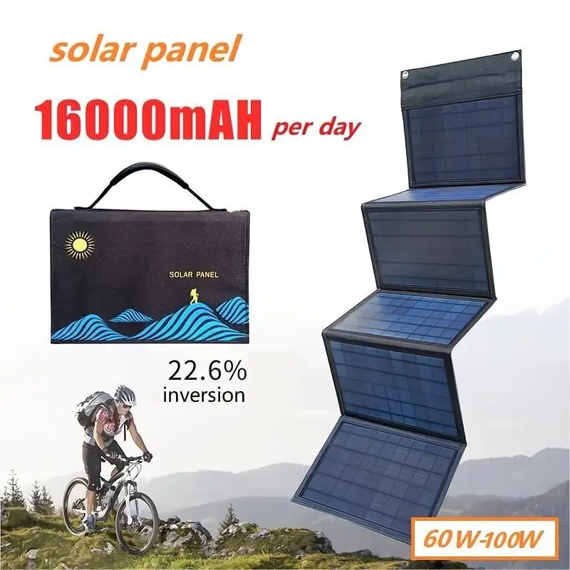 태양광 패널 100w Portable Foldable Painel Solar Panel 12v Flexible Sunpower ...