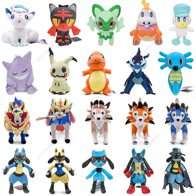 Juguete-de-peluche-de-Pok-mon-mu-eco-de-peluche-Kawaii-Mimikyu-Litten ...