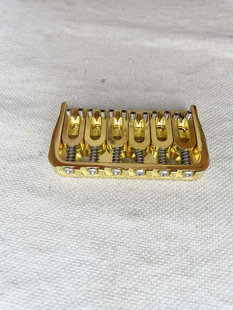 Fender Guitar Strings Telecaster Bridge Kaynes 6-Pack Brass Guitar ...
