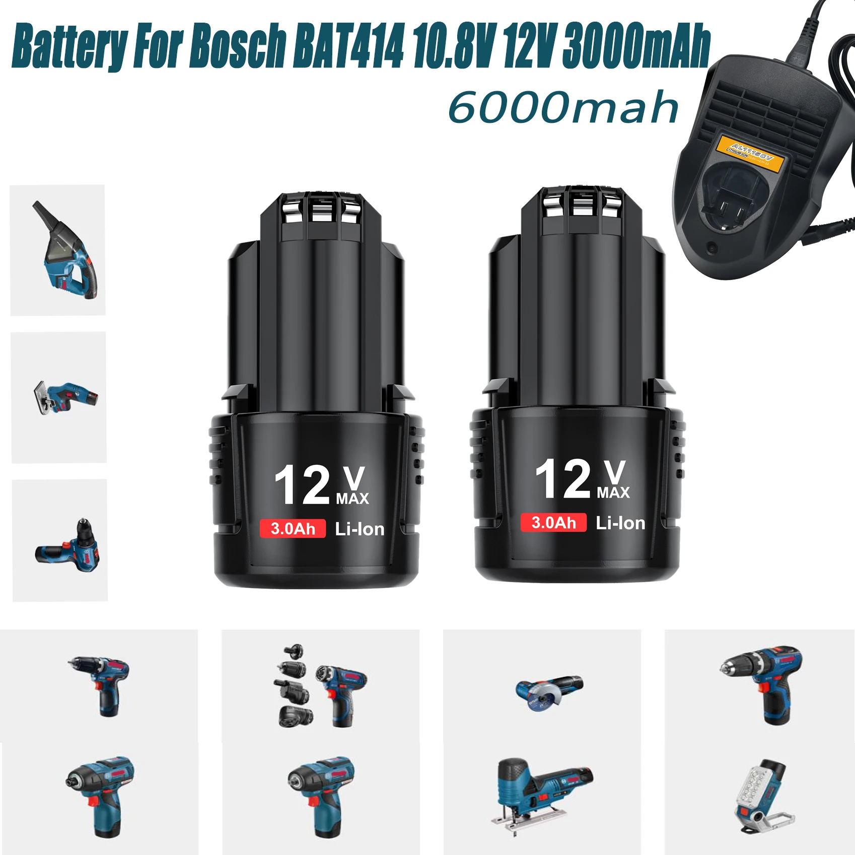 Battery-For-Bosch-BAT414-10-8V-12V-3000mAh-BAT412A-BAT411-BAT412-D ...