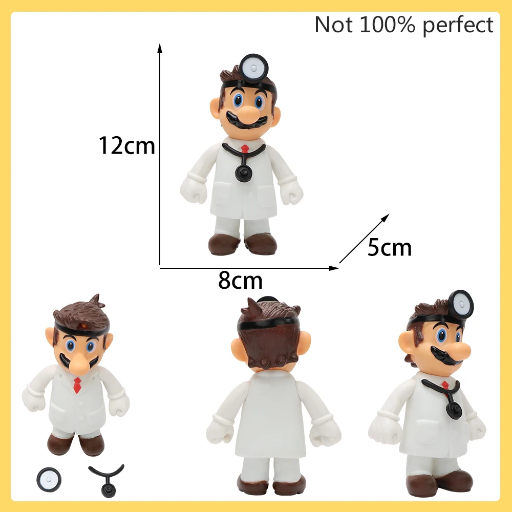 Figura de acción de Super Mario Bros Luigi, modelo de juguete de Bowser ...