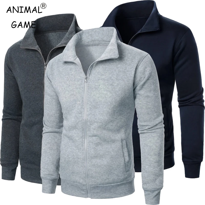 Autumn-Men-s-Long-Sleeve-Zipper-Jacket-Coats-Solid-Color-Warm ...