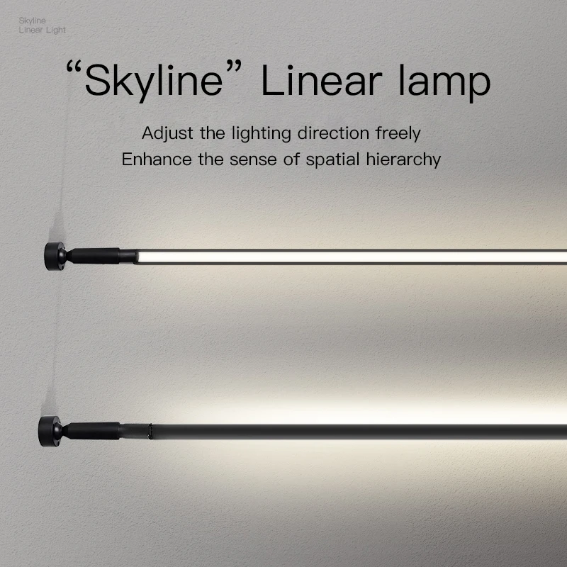 Diy-Long-LED-Skyline-Steel-Strip-Luminous-Linear-No-Main-Light ...