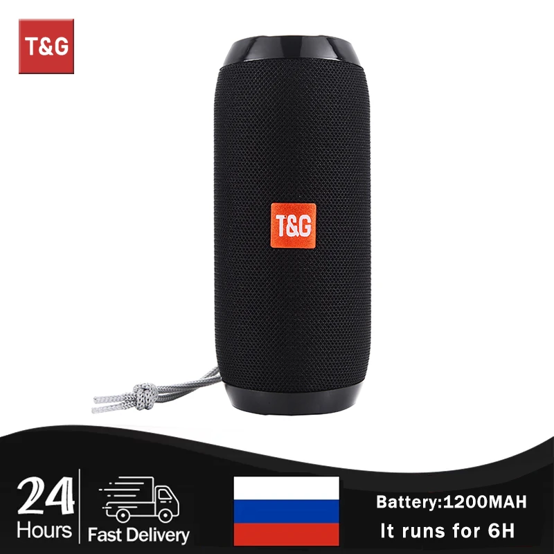 TG117 Portable Bluetooth Speakers Wireless Sound Box Waterproof Outdoor ...