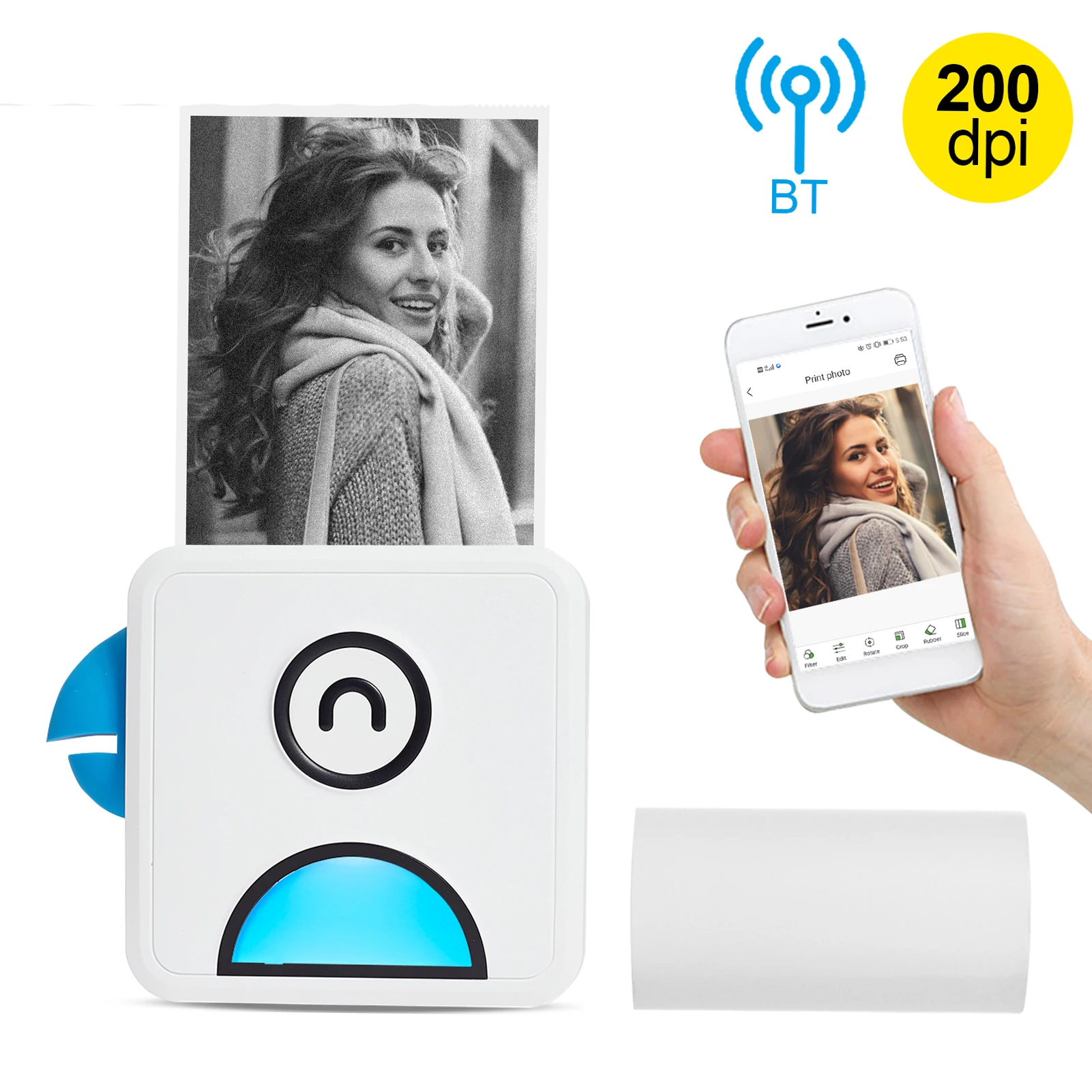 Poooli-L1-Pocket-Thermal-Photo-Printer-200dpi-Portable-BT-Wireless ...