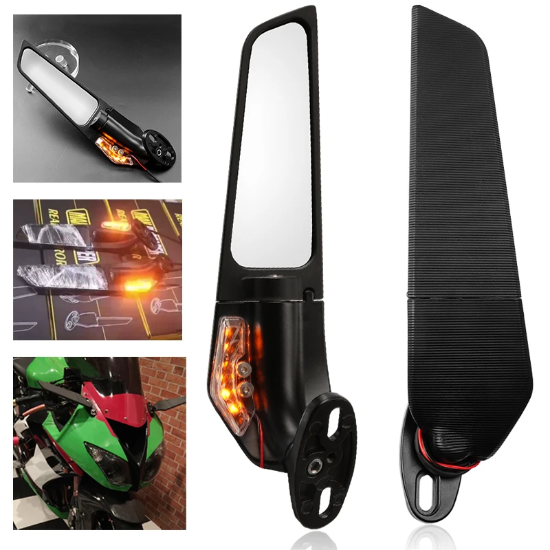 Motorcycle-Wing-Mirrors-Adjustable-Rotating-Rearview-Side-Mirror-For ...