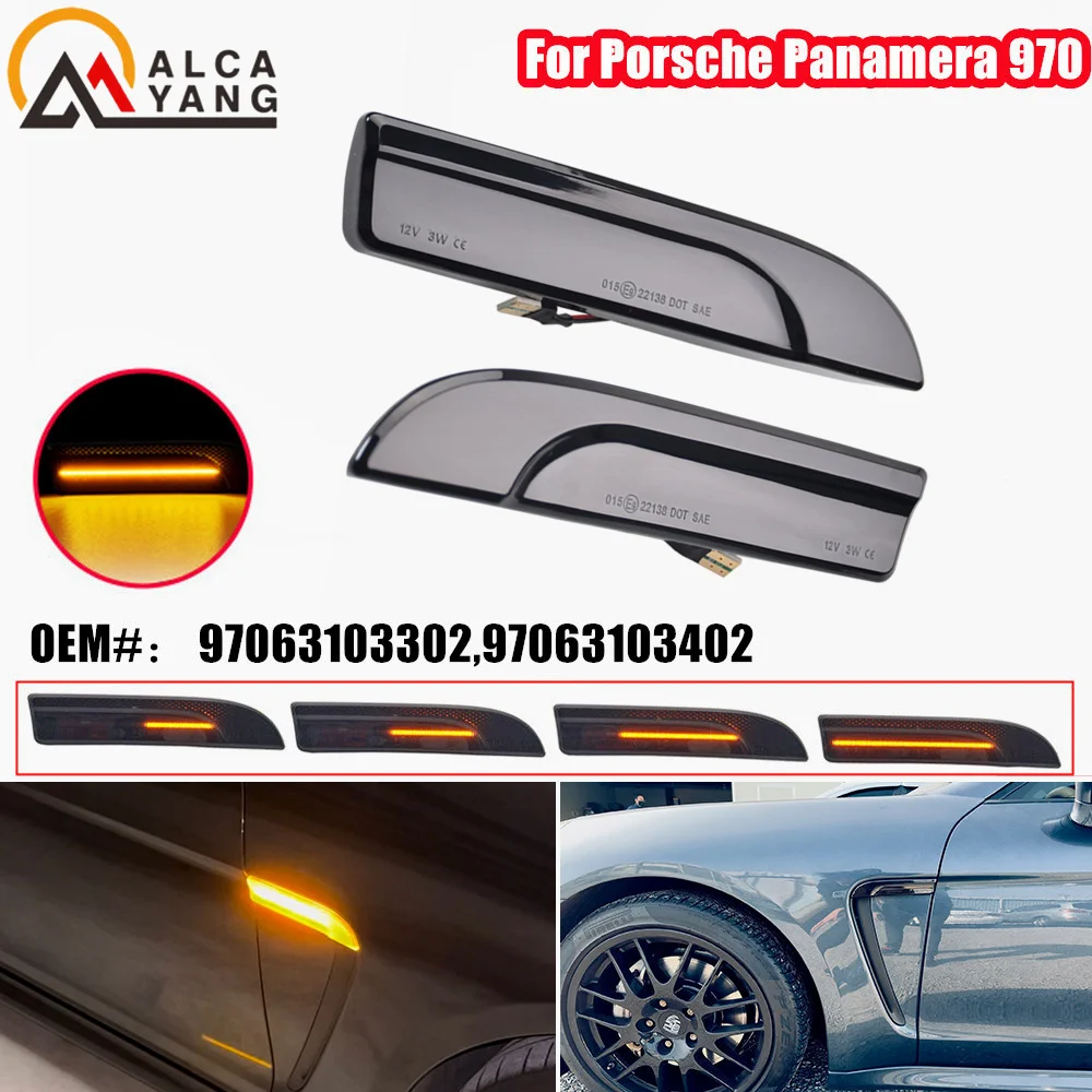 For Porsche Panamera 970 G1 Sequential Flashing LED Turn Signal Side ...
