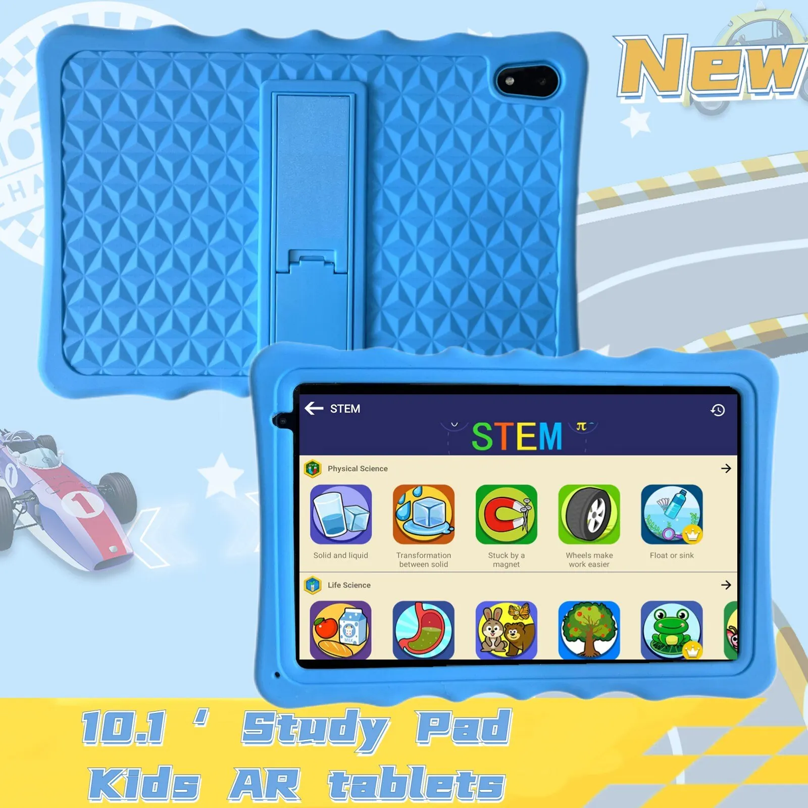 10.1inch Education Tablet Study Pad .Android11,64G HD Safety Eye ...