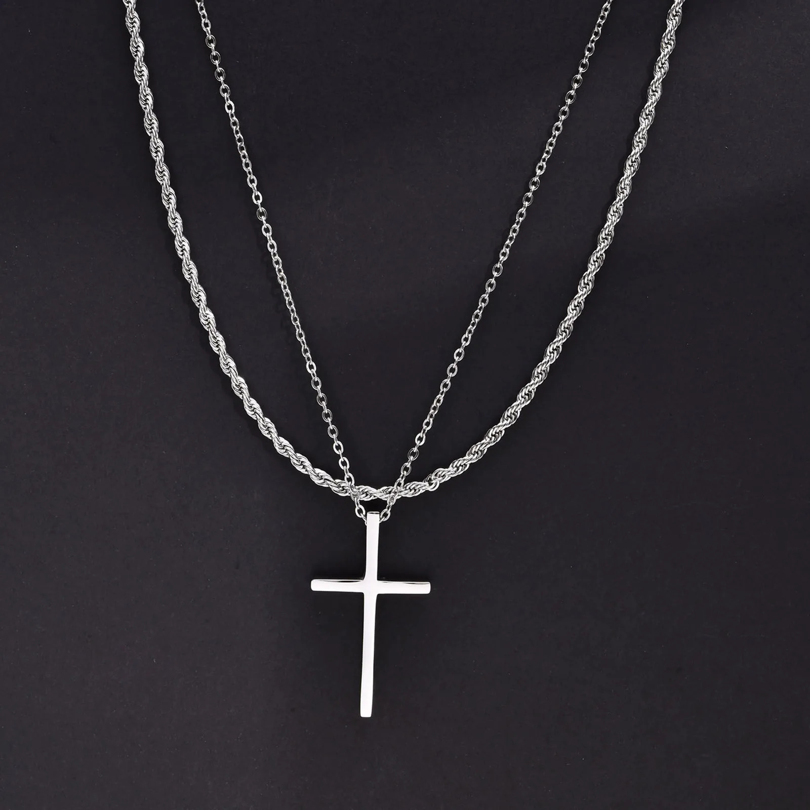 Vnox-Layered-Cross-Necklaces-for-Men-Cuboid-Cuban-Rope-Box-Chain ...