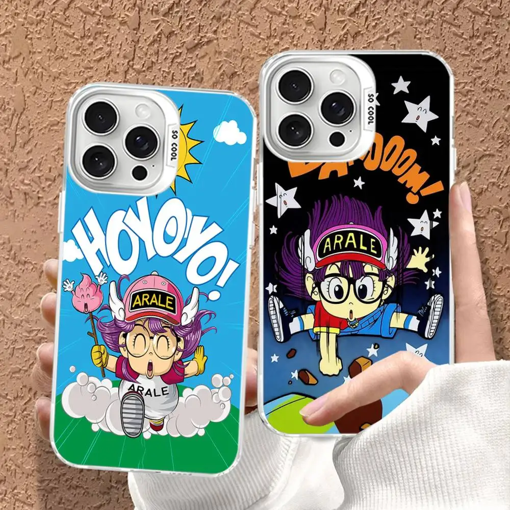 Cartoon Dr Slump Arale Phone Case For IPhone 16 15 14 13 12 11 17 Pro ...
