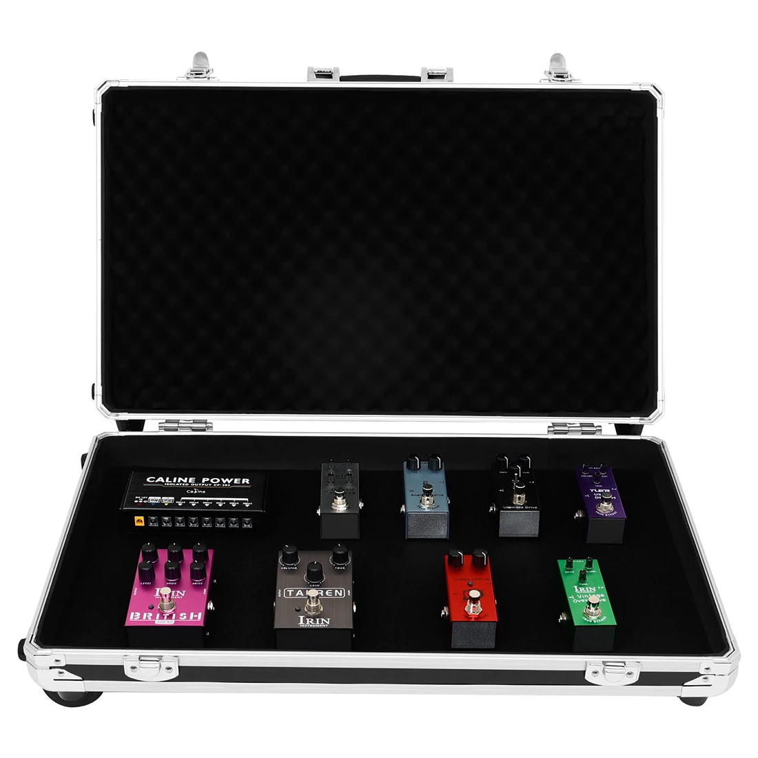 Portable-Guitar-Effect-Pedal-Case-Single-Block-Effector-Box-for-Rowin ...