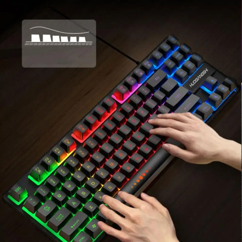 Backlight-Keyboard-Laptop-Computer-Office-Typing-Wired-External-USB ...