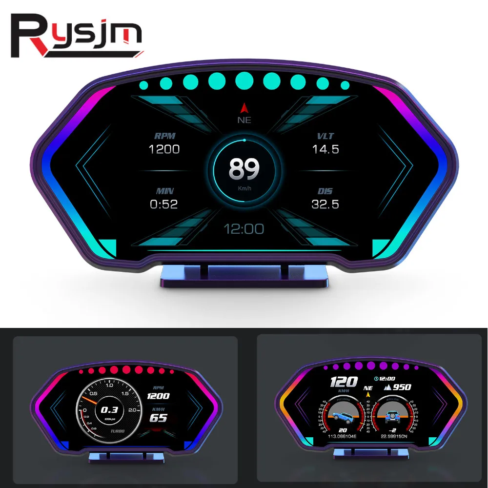 36-Functions-P3-HUD-OBD-GPS-Dual-System-Car-Head-Up-Display-GPS ...