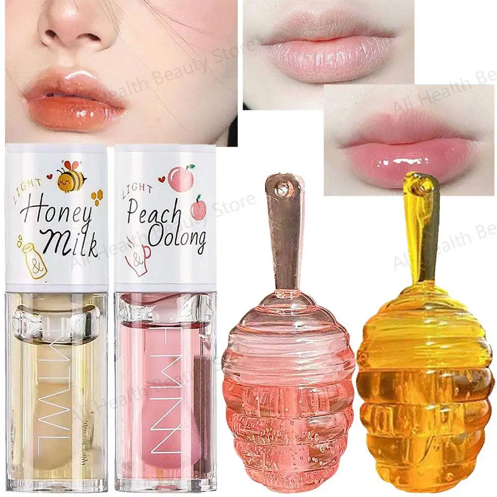 Transparent Honey Pot Lip Mask Moisturizes, Lightens Lip Lines, Sleep ...