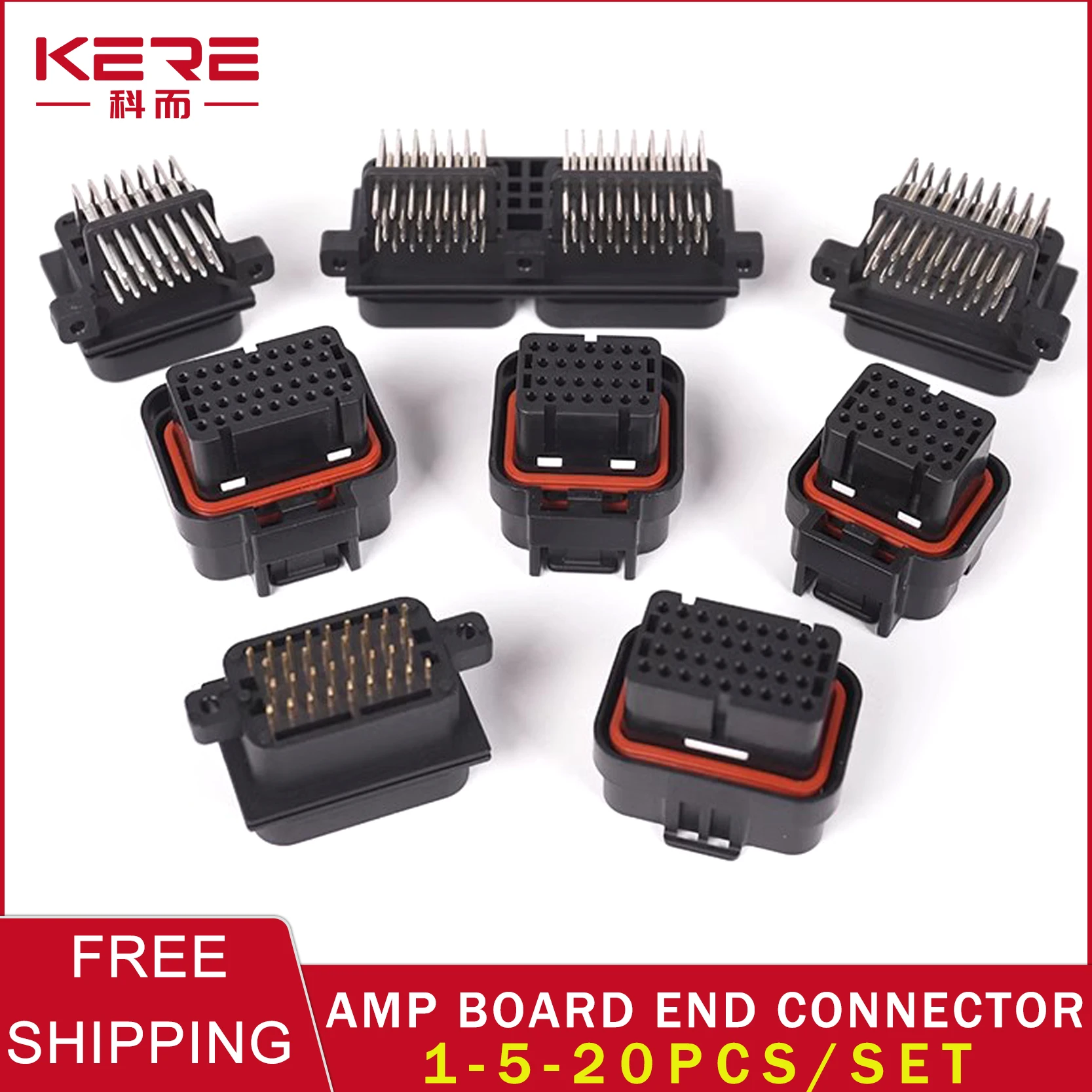 26/34 Pin ECU Engine Gearbox Computer Board Plug AMP Car Connector ...