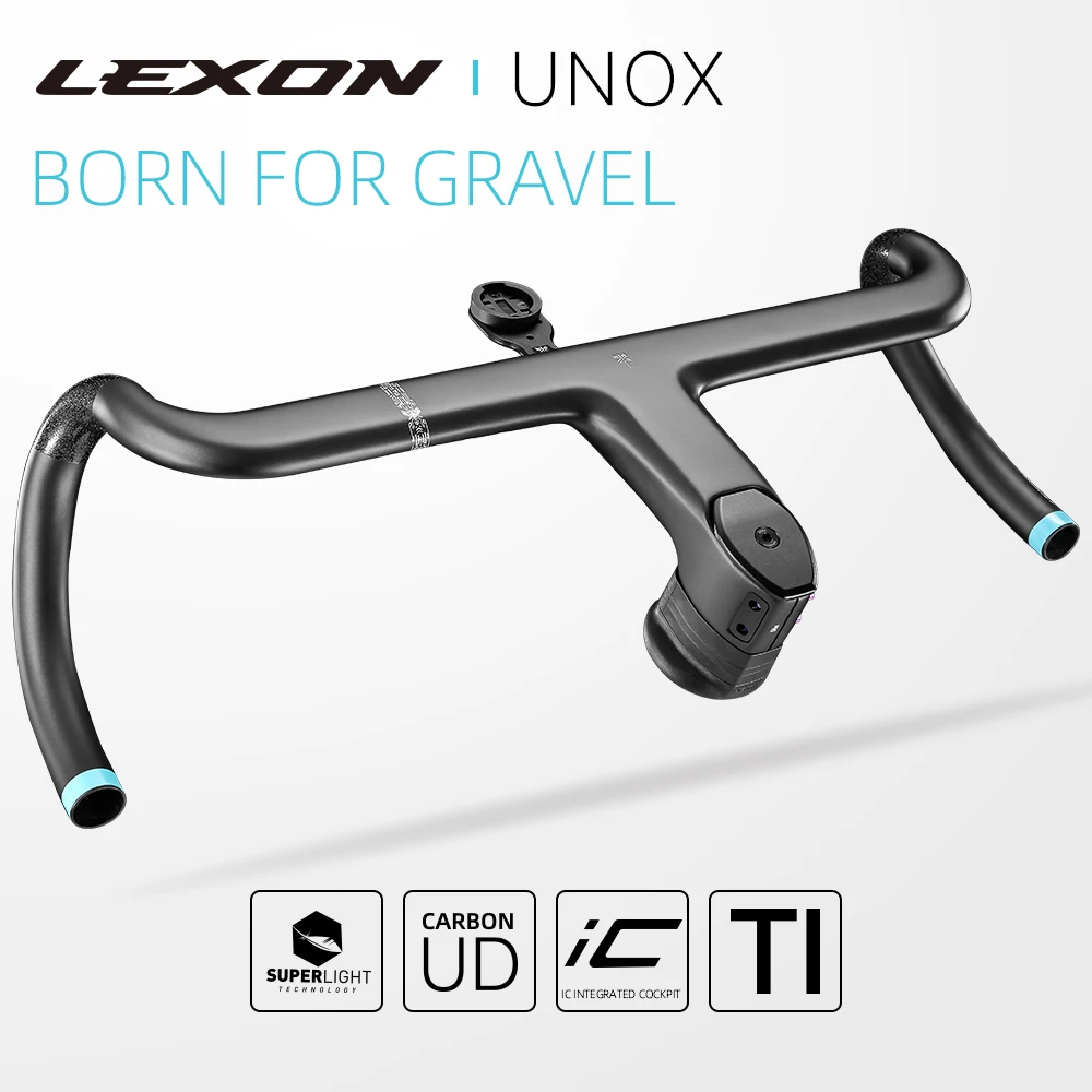 2023-LEXON-Carbon-Integrated-Handlebar-Light-28-6mm-Fork-Tube-with ...