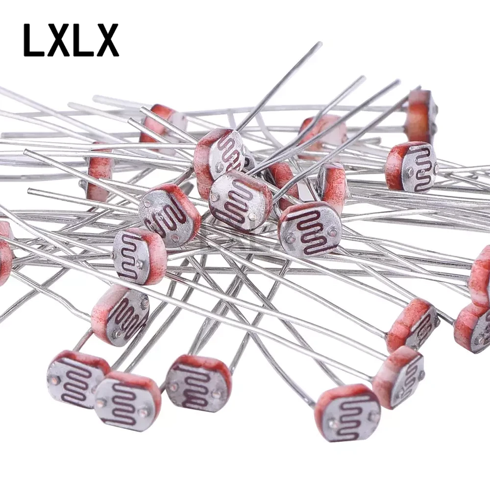 200pcs 5506 5516 5528 5537 5539 5MM Photoresistor Photoresistor LDR ...