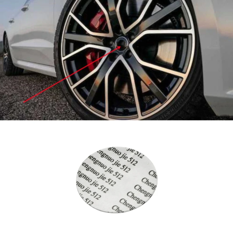 56/65mm 4pcs Alloy Car Hub Stickers Wheel Center Cover Decal For Alpina ...