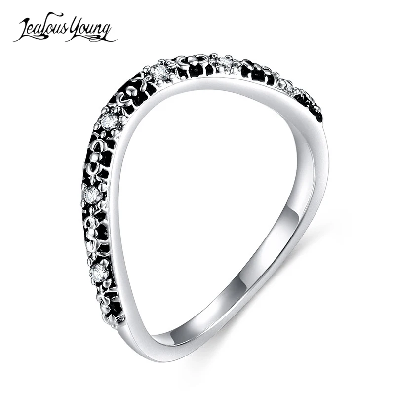 Anillo de compromiso con patrón grabado Unisex Vintage, sencillo, negro ...