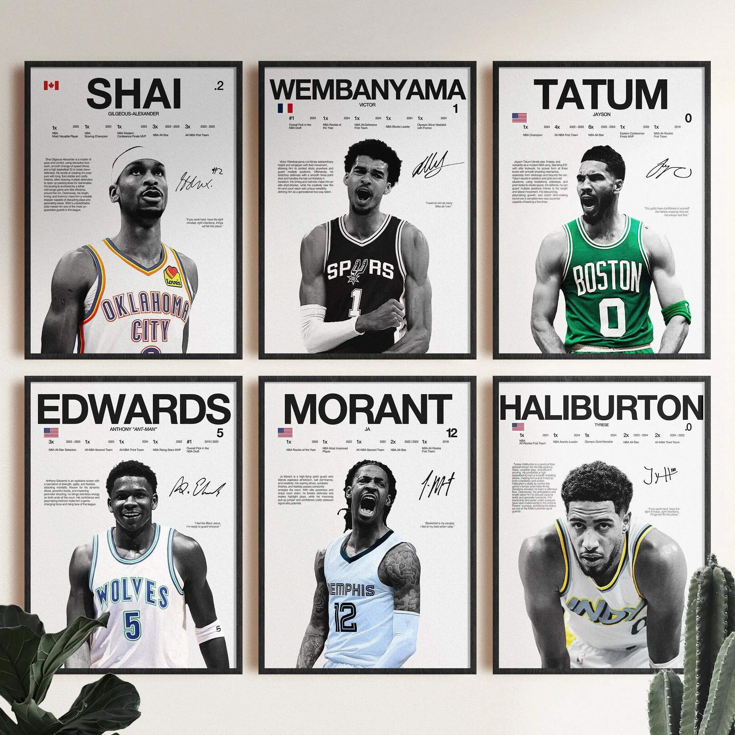 Famous Basketball Players Canvas Painting Poster Printing - Premium ...