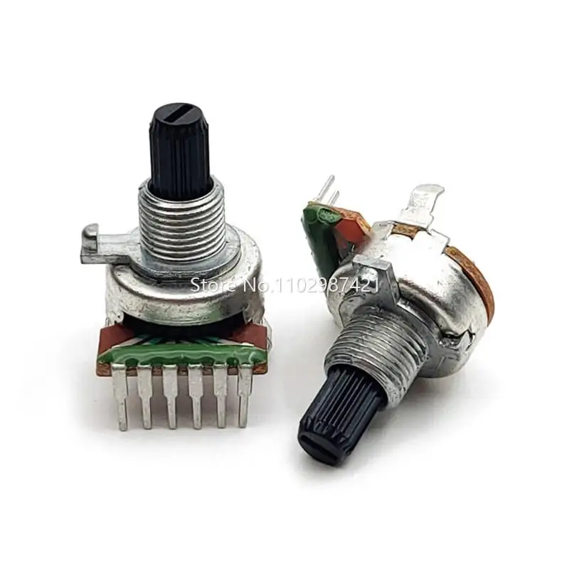 2-Piece-161-Type-Vertical-6-Pin-Dual-B10K-B50K-B100K-A10K-A50K-Power ...
