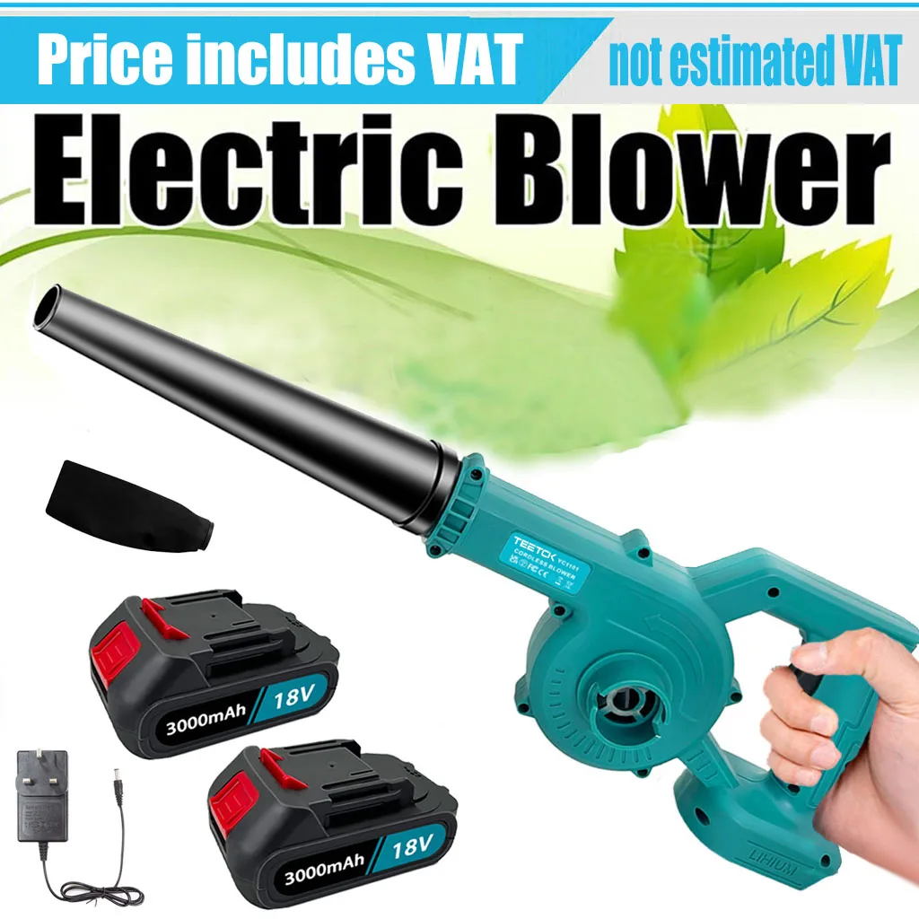 Reaplace For Makita 18V Cordless Air Leaf Blower Electric Garden Snow ...