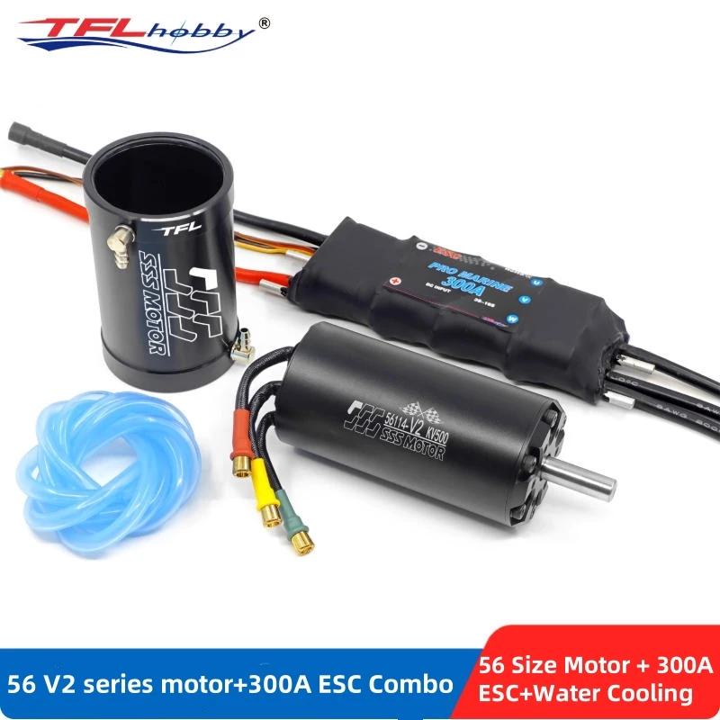 TFL SSS 56 V2 Brushless Motor 5684/5692/56104... with Pro Marine 300A ...