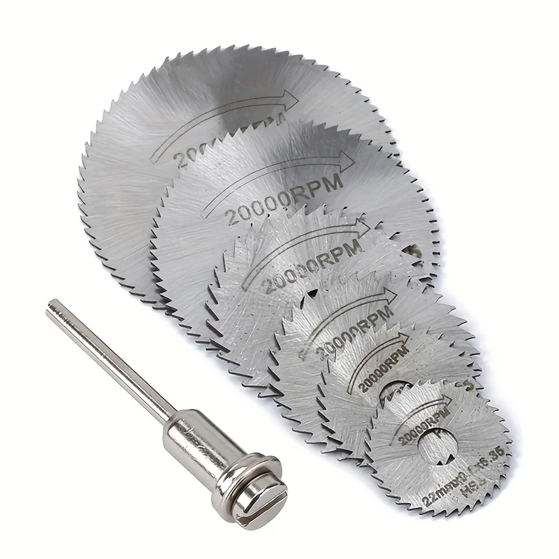 7pcs High-Speed Steel Cutting Blades: Cut Wood, Plastic, Copper ...