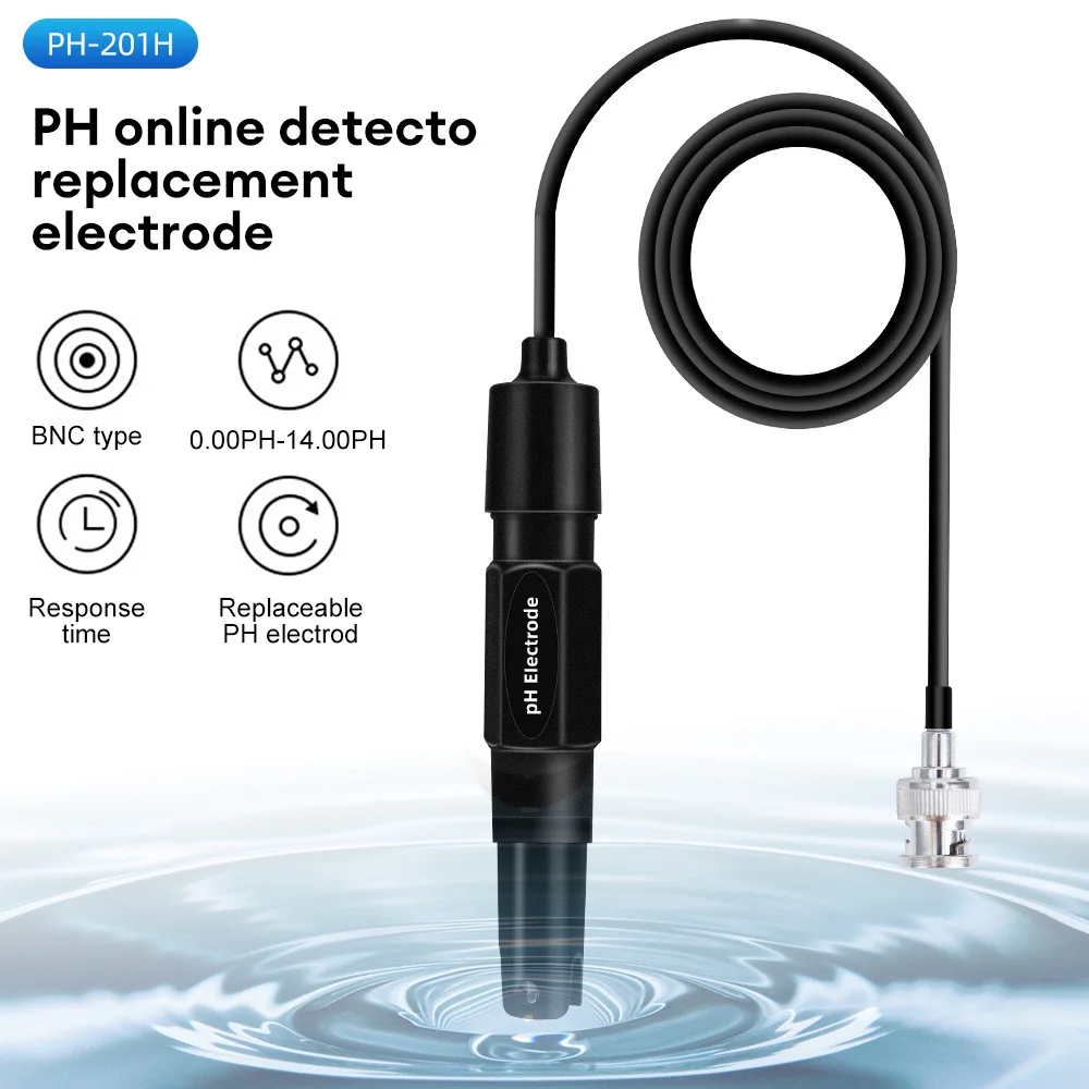 High-Precision-PH-Electrode-Probe-Aquarium-Electrode-Test-PH-Meter-BNC ...