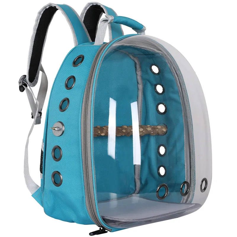 Pet Parrots Outing Backpack Transparent Bird Cage Large Portable Cabin ...