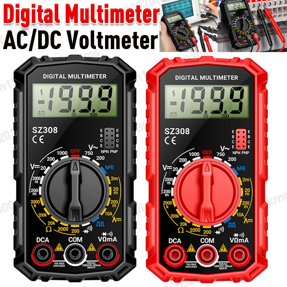ANENG-SZ308-Digital-Multimeter-Voltage-Resistance-Meter-AC-DC-Current ...