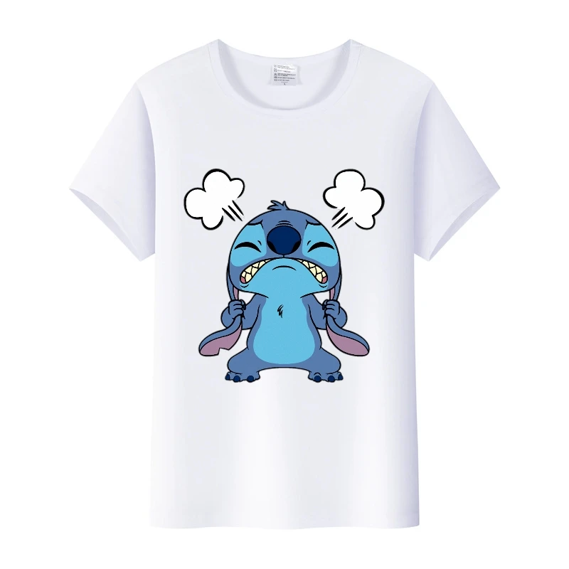 Funny-Disney-Cartoon-Blouse-Lilo-Stitch-Anger-Graphic-Tops-Woman ...